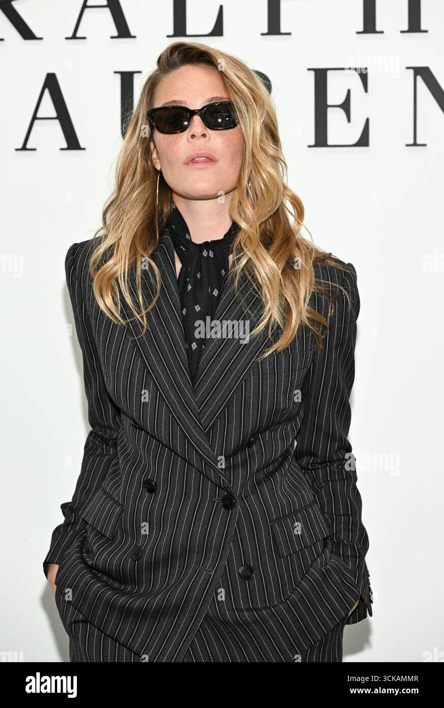 Maggie Rogers attends the Ralph Lauren Spring 2026 fashion show as part ...