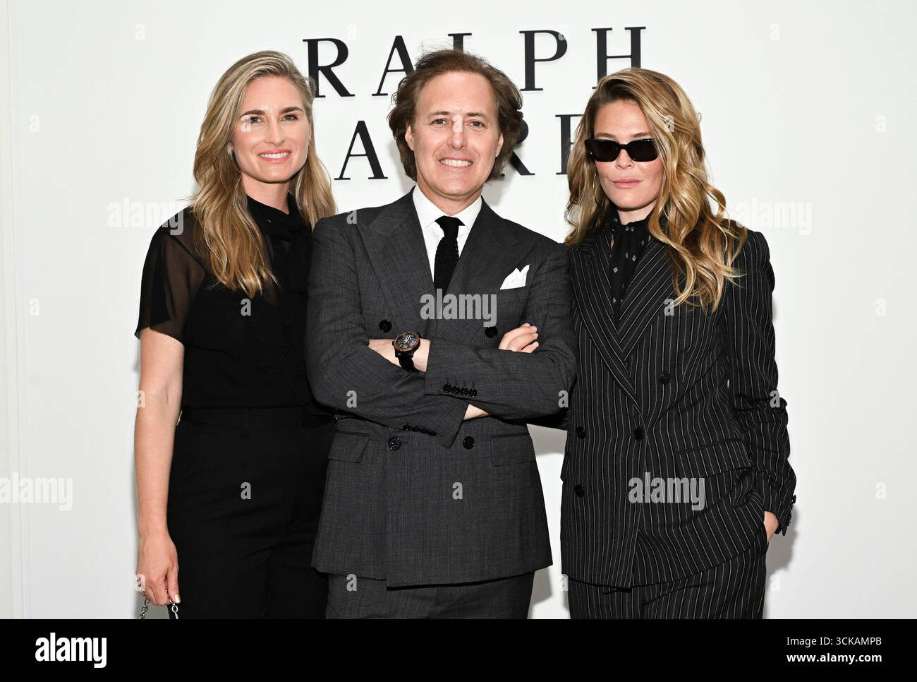 Lauren Bush Lauren, left, David Lauren and Maggie Rogers attend the ...