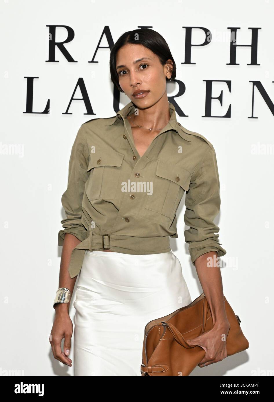 Tylynn Nguyen attends the Ralph Lauren Spring 2026 fashion show as part ...