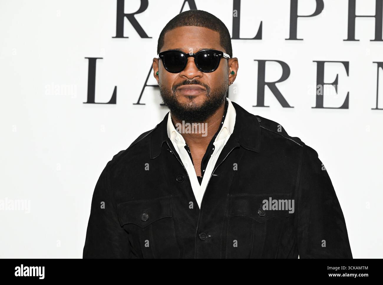 Usher Raymond attends the Ralph Lauren Spring 2026 fashion show as part ...