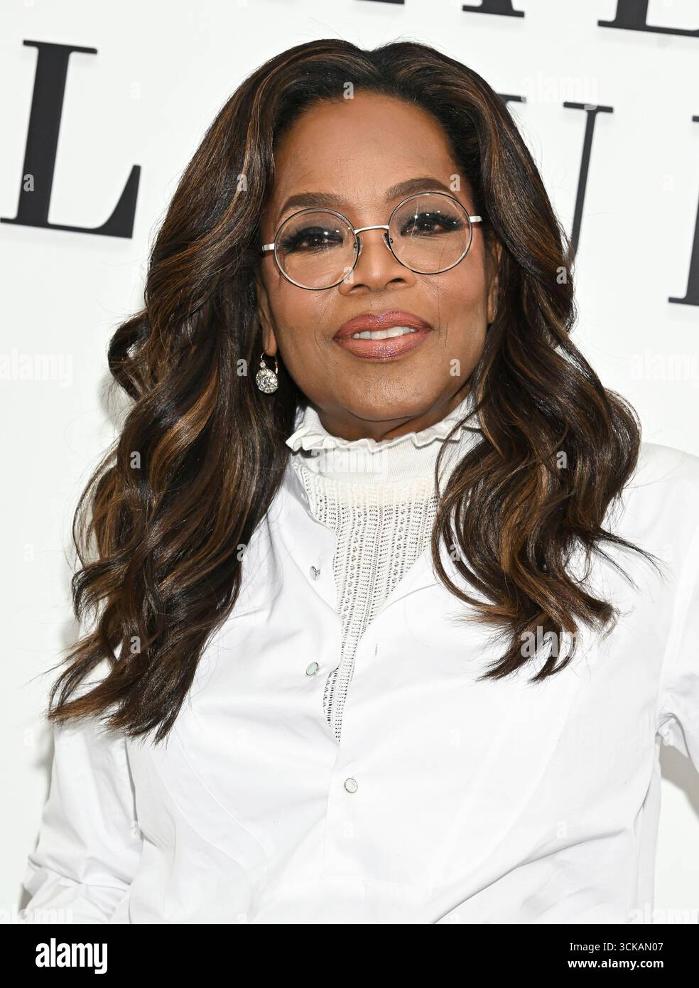 Oprah Winfrey attends the Ralph Lauren Spring 2026 fashion show as part ...
