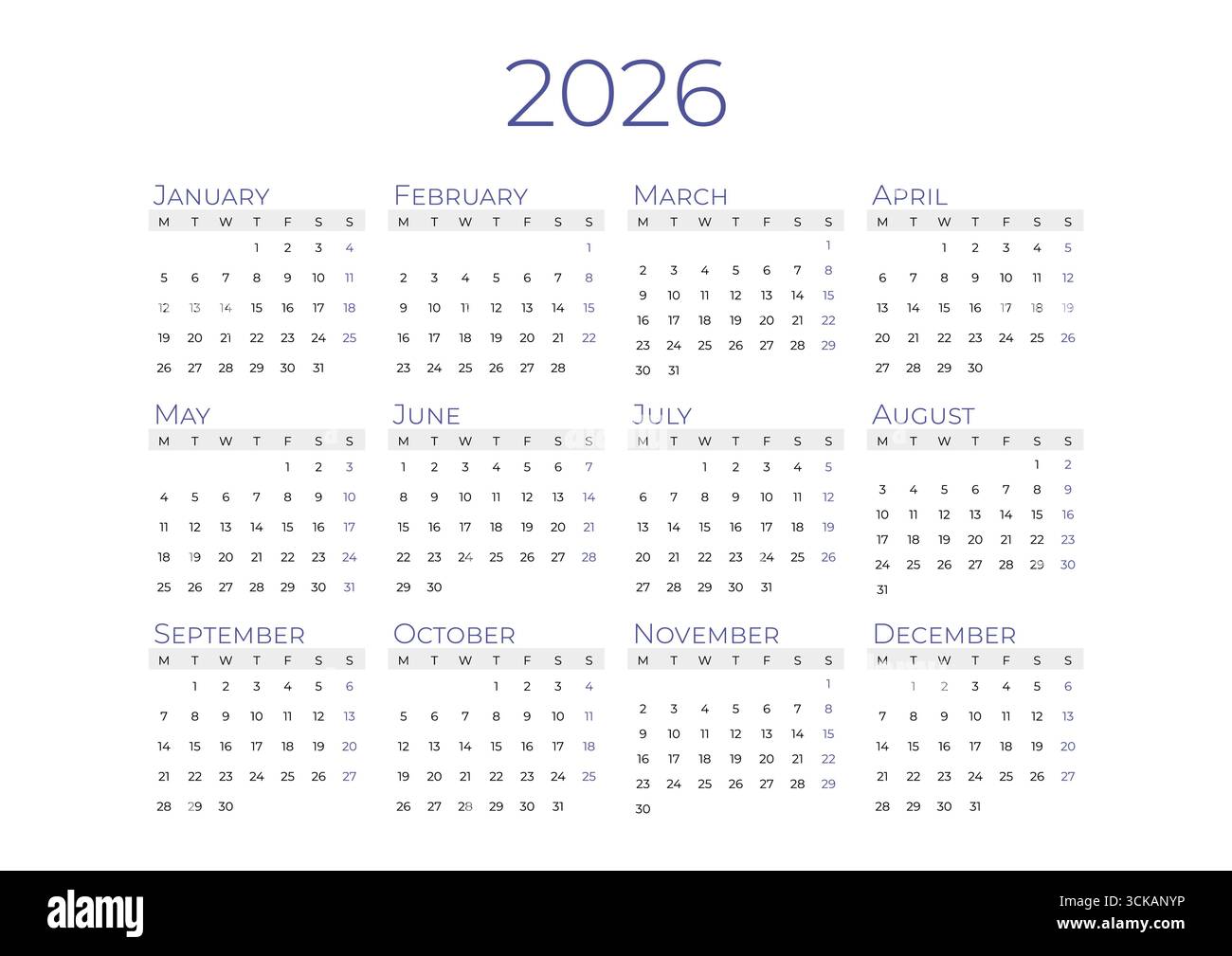 May 2026 calendar on Stock Vector Images - Alamy