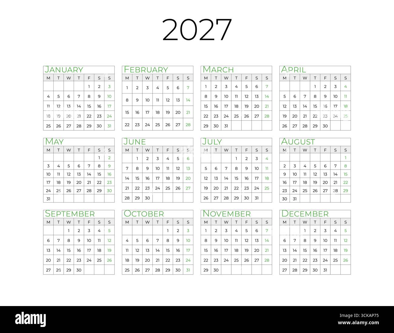 Planner 2027 Cut Out Stock Images & Pictures - Alamy