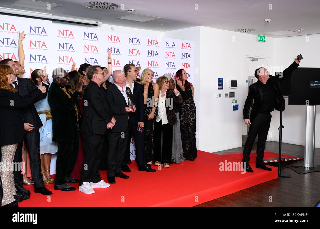 London, UK. September 10th, 2025. The Eastenders cast win Best Serial ...