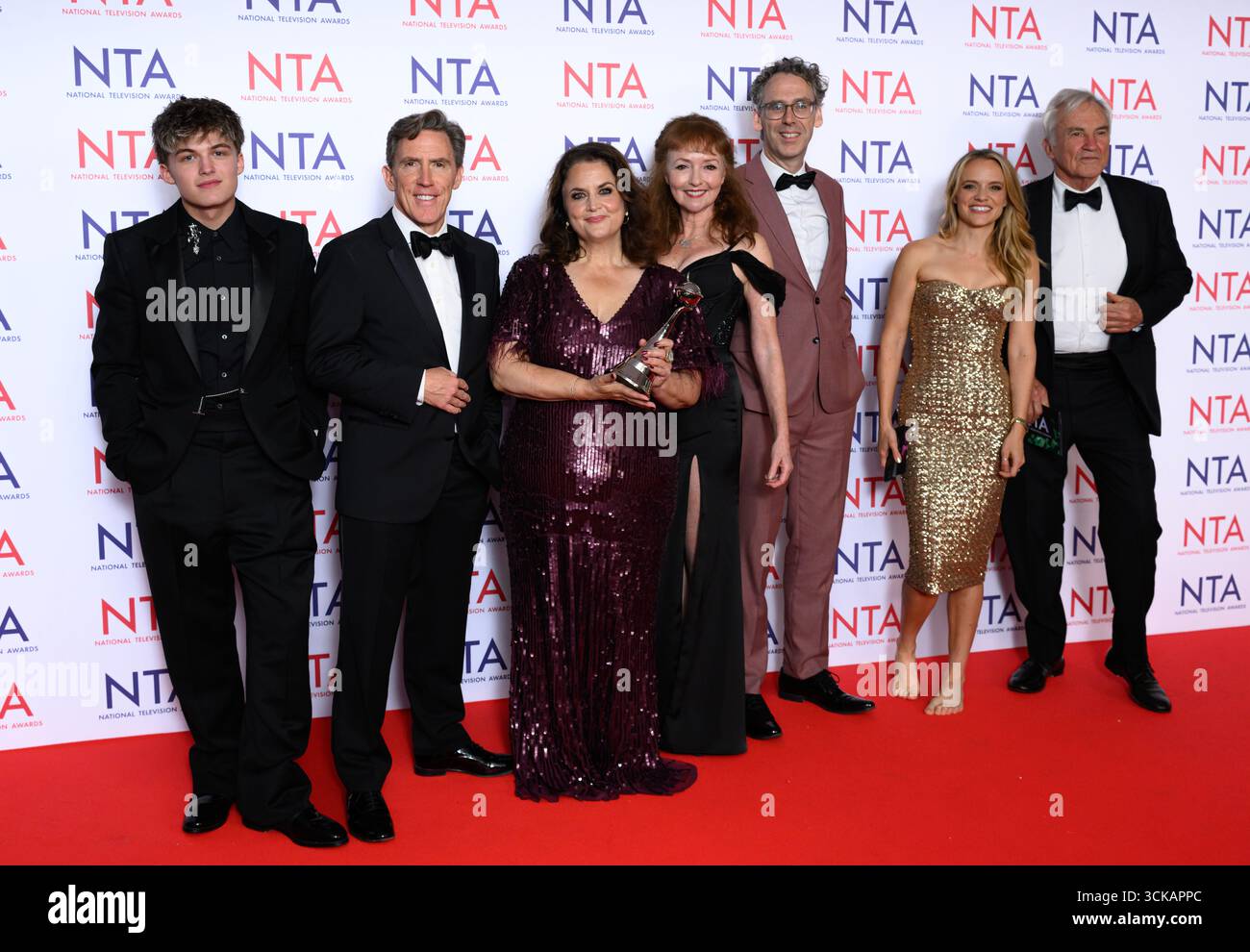 London, UK. September 10th, 2025. Oscar Hartland, Rob Brydon, Ruth ...