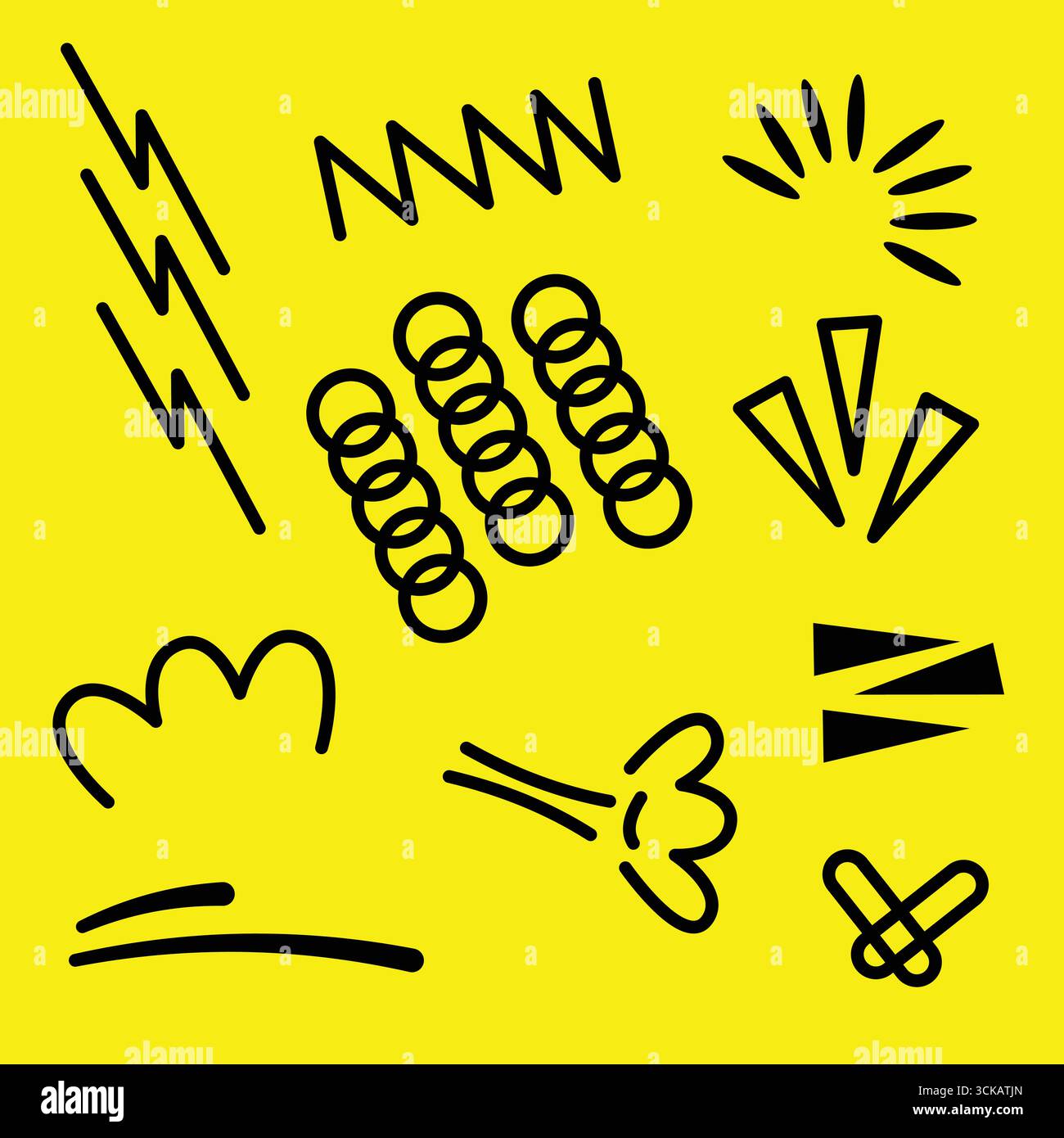 Featuring playful shapes Stock Vector Images - Alamy