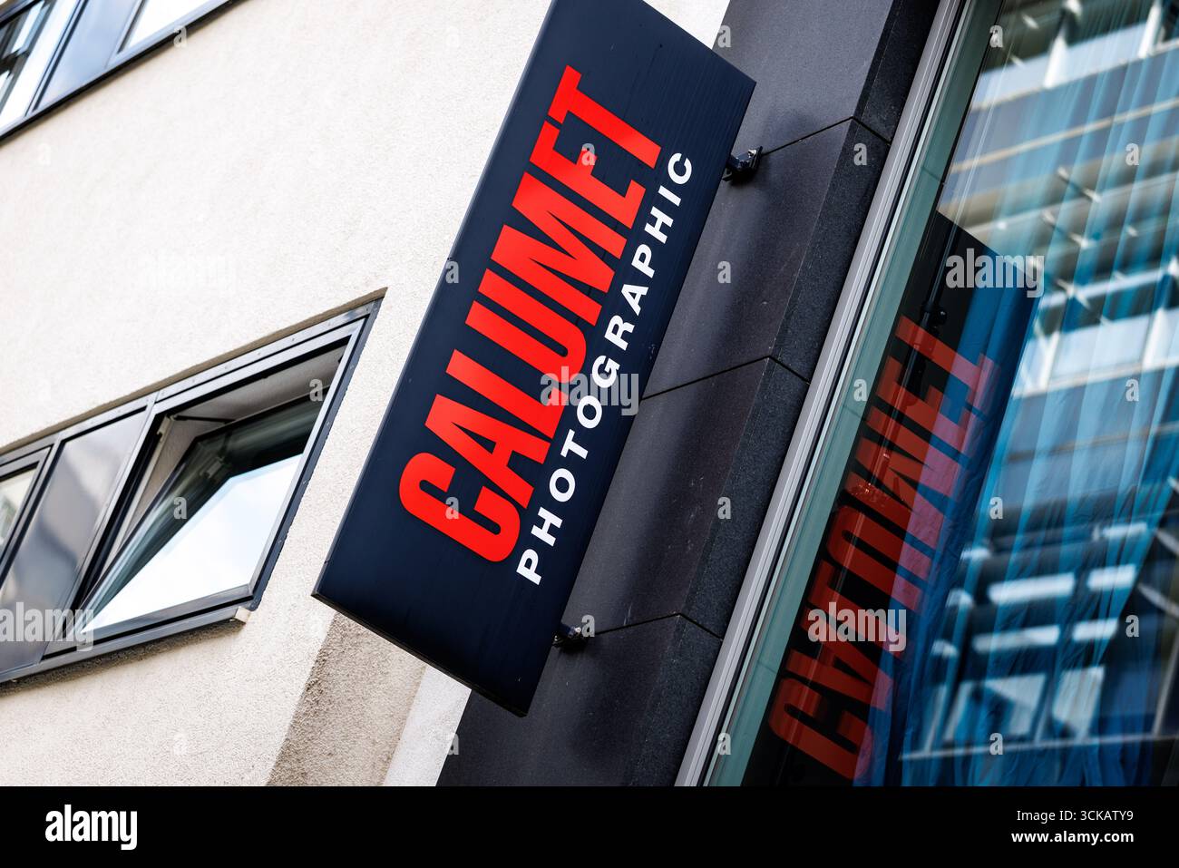 04 September 2025, Baden-Württemberg, Stuttgart: The lettering and ...