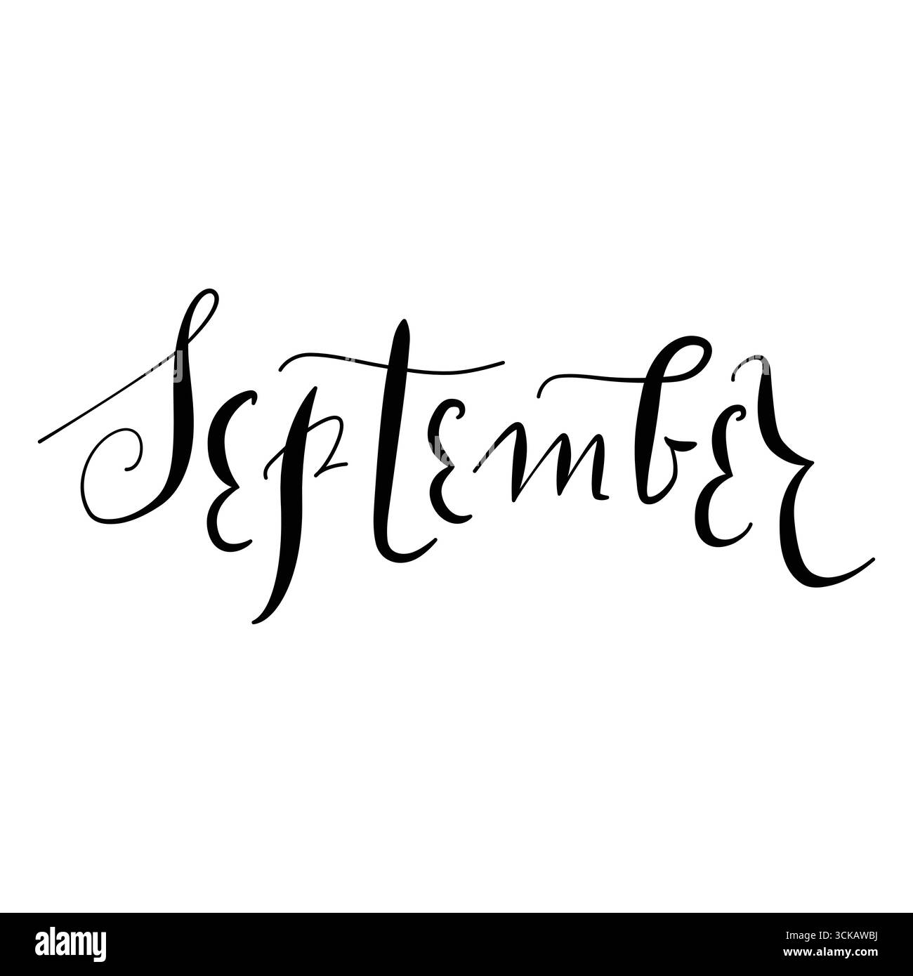 Unique cursive Black and White Stock Photos & Images - Alamy