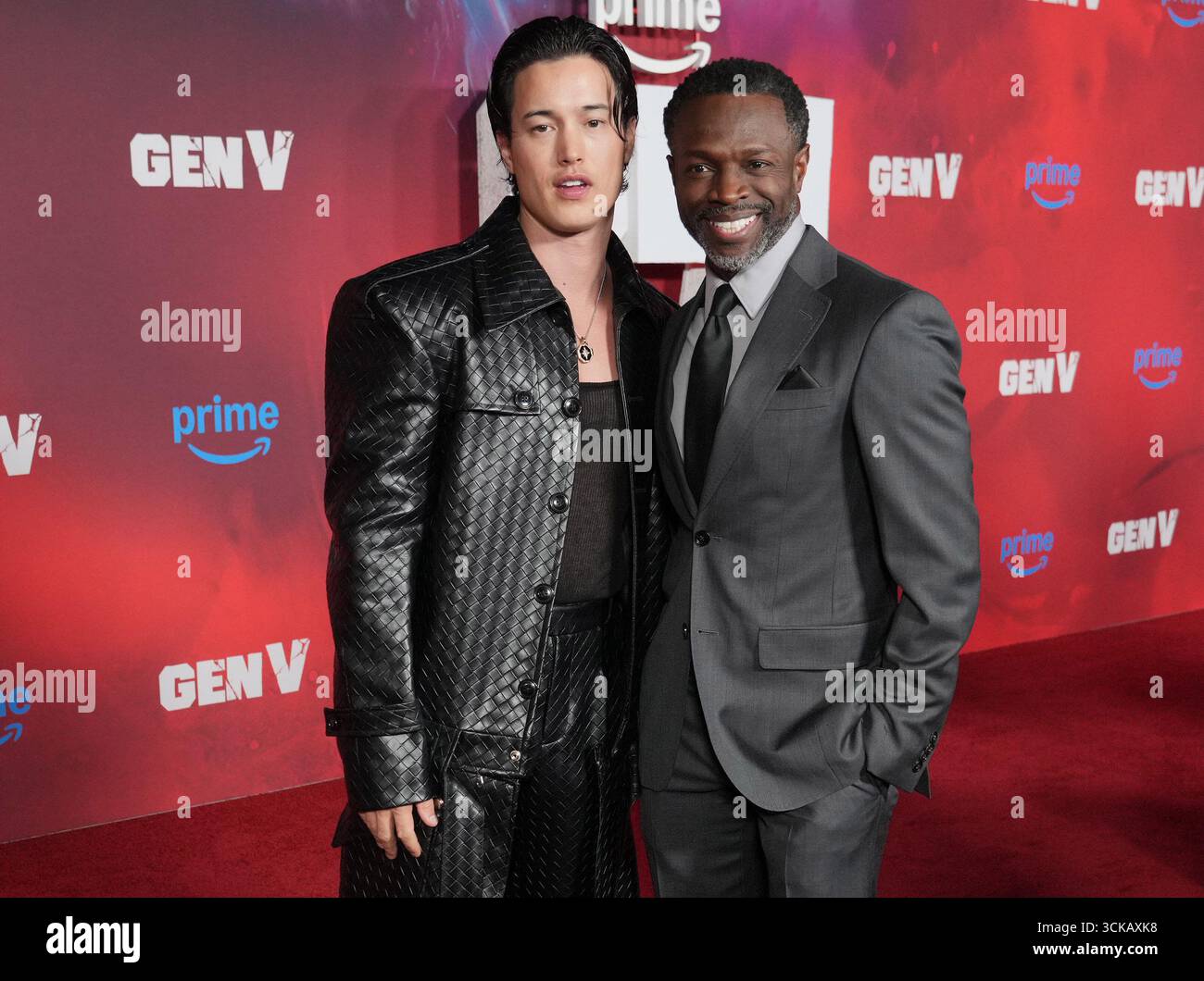(L-R) Derek Luh and Sean Patrick Thomas at the "GEN" V Season 2 ...