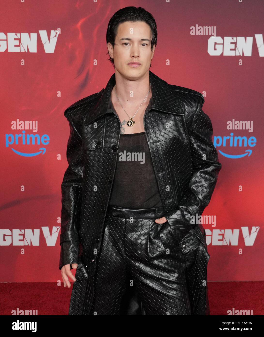 Derek Luh at the "GEN" V Season 2 Premiere held at the Pacific Design ...
