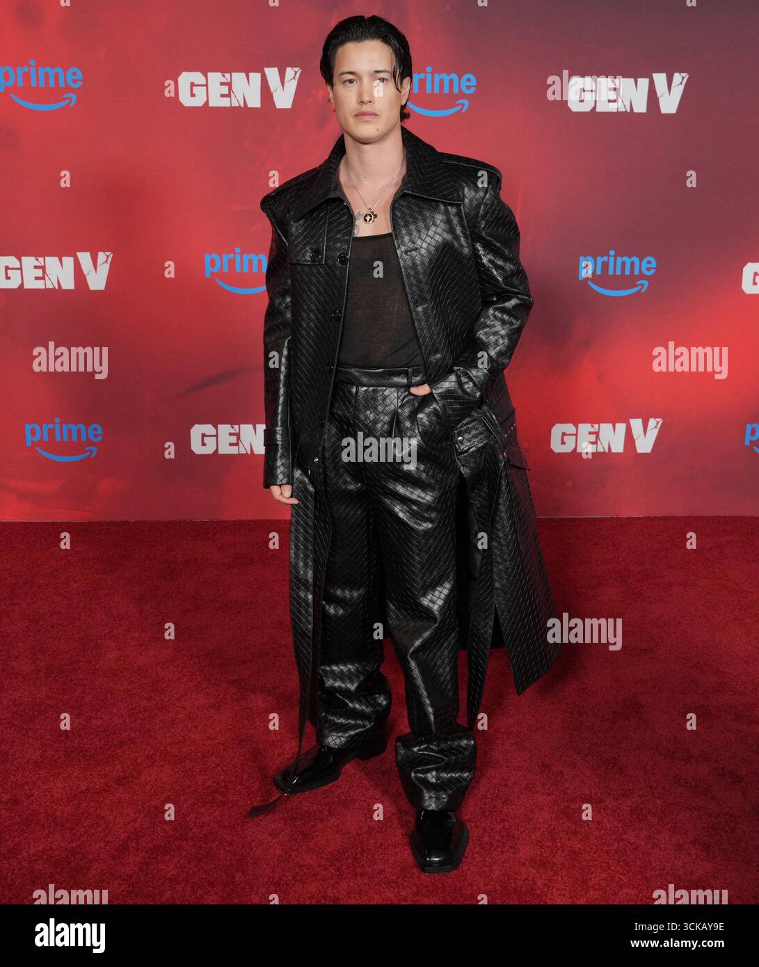 Derek Luh at the "GEN" V Season 2 Premiere held at the Pacific Design ...