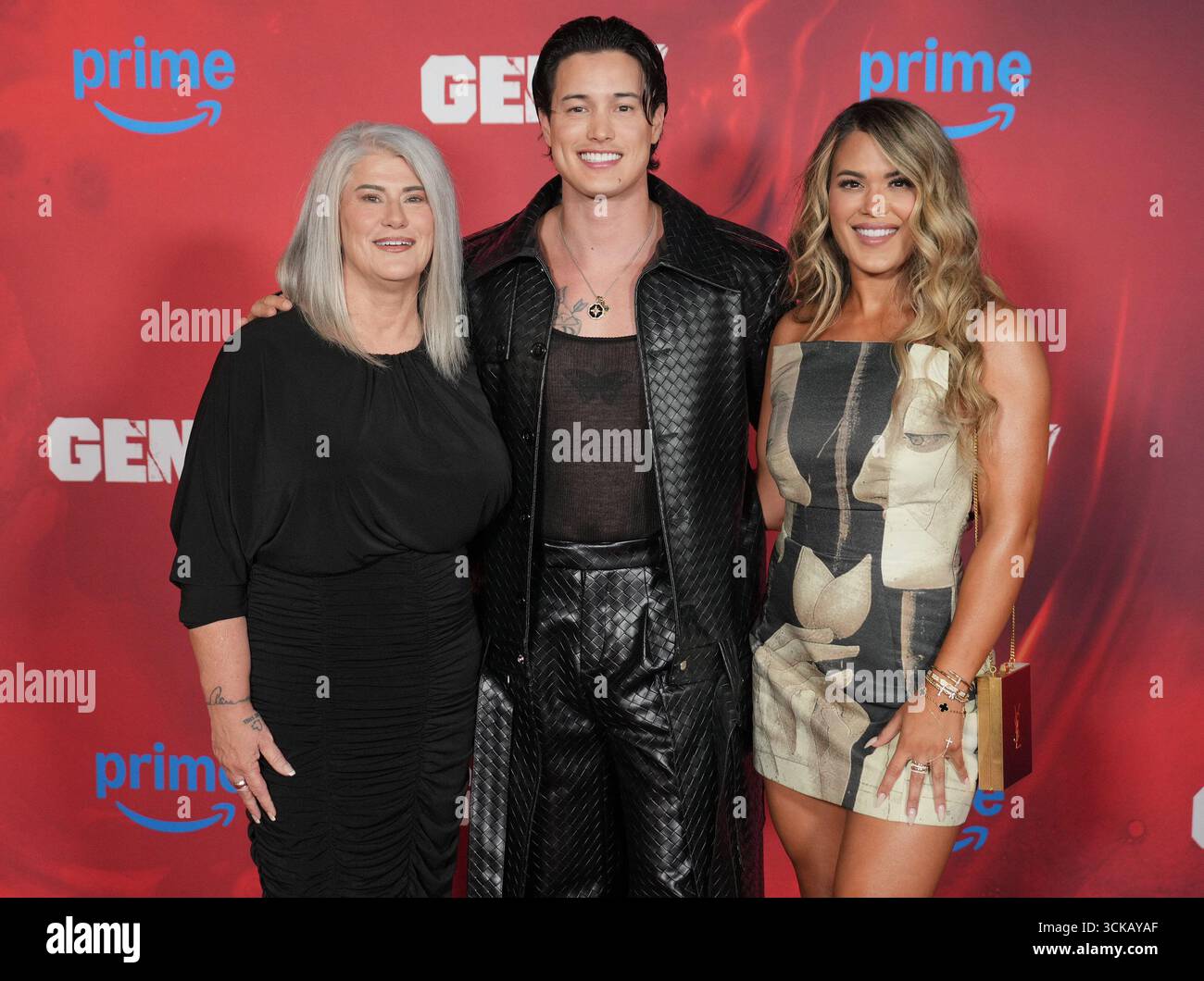 Derek Luh (center) with Mom (left) and Sister (right) at the "GEN" V ...