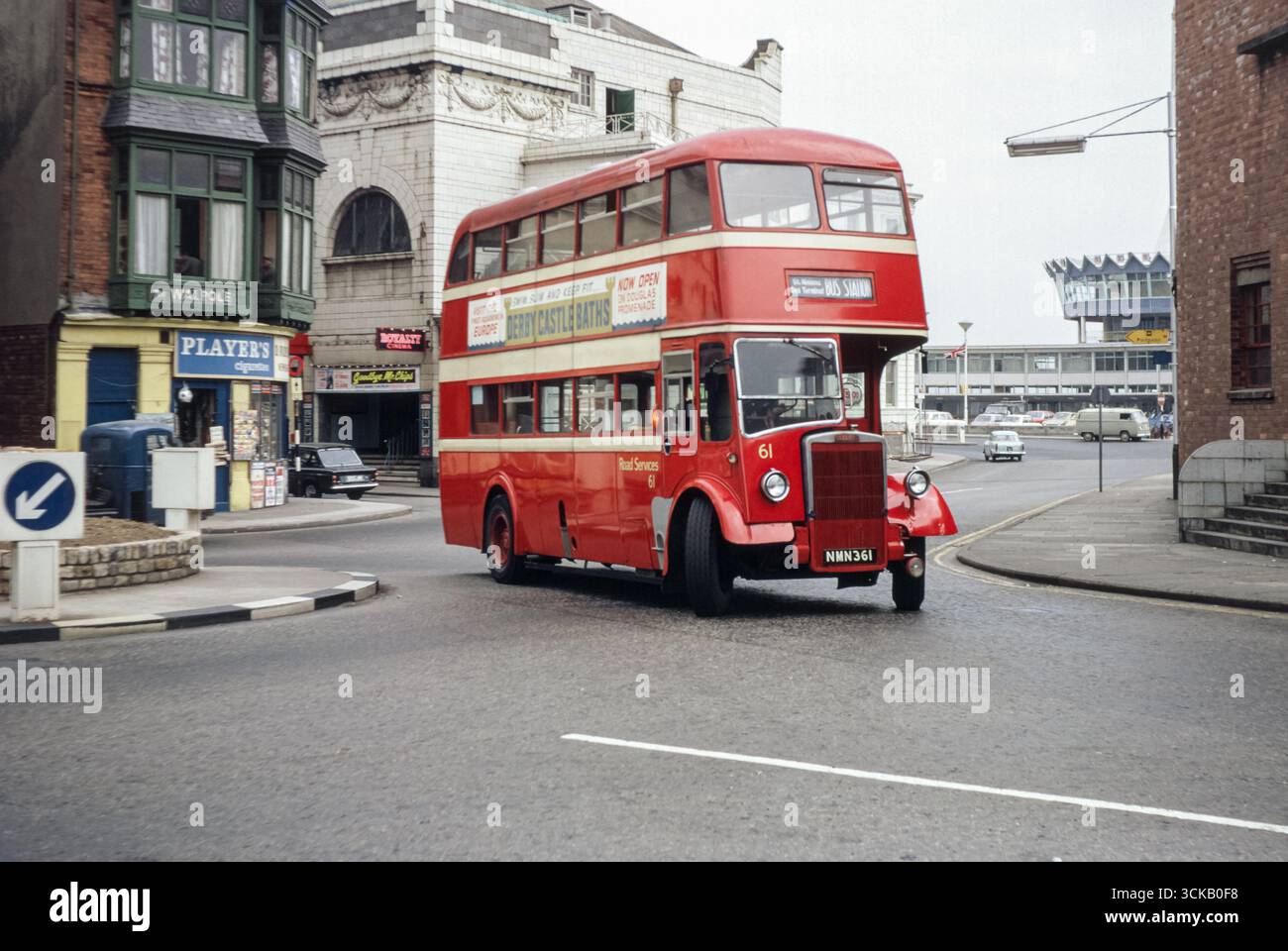 Douglas, Isle of Man, UK - 1970: Vintage image of a Leyland Titan PD2/1 ...