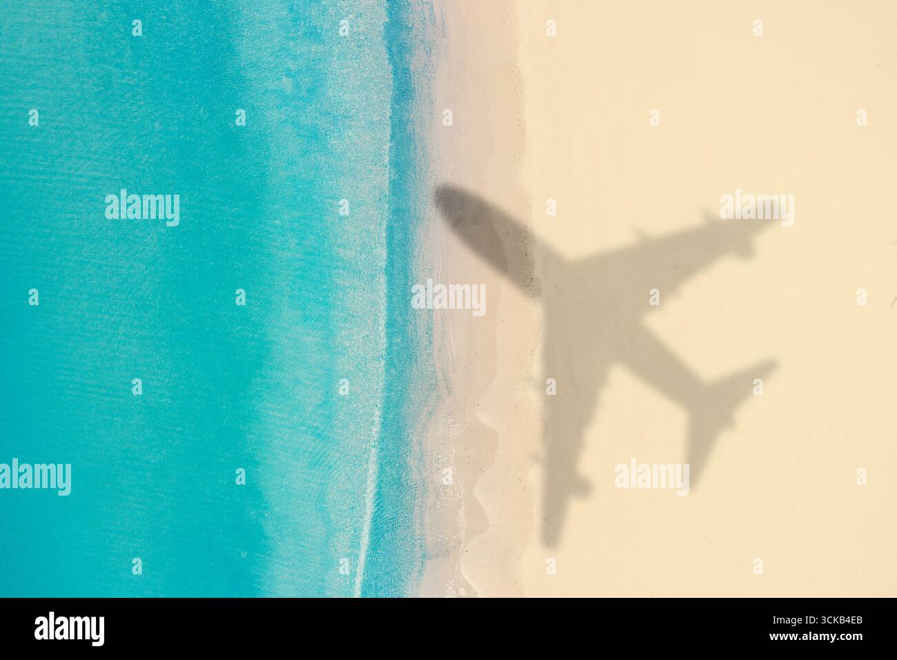 Tropical flying island view sandy hi-res stock photography and images ...