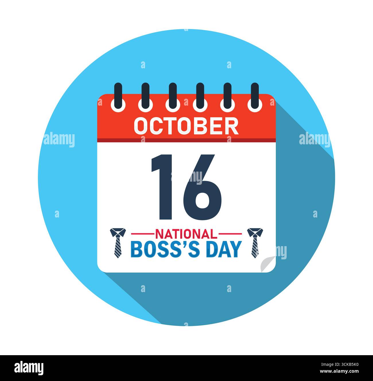 National Boss's Day October 16 Calendar Graphic Design. banner for ...
