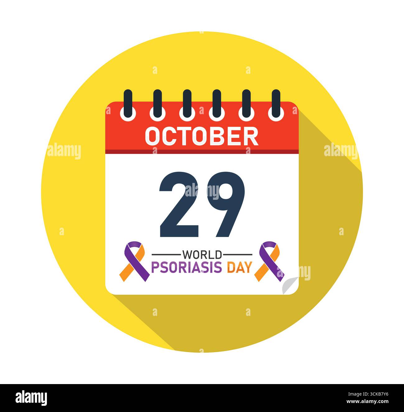 World Psoriasis Day October 29 Calendar Graphic Design. banner for ...
