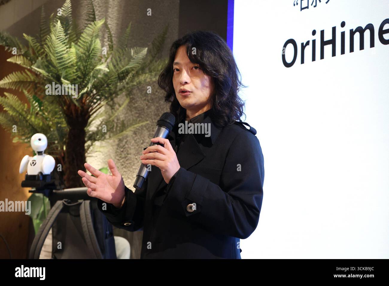 September 11, 2025, Tokyo, Japan - Japan's robot venture Ory Laboratories president Kentaro ...