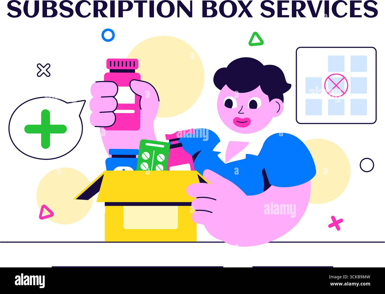 Subscription box services Cut Out Stock Images & Pictures - Alamy