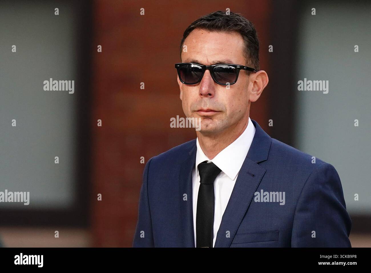 Former Premier League referee David Coote arrives at Nottingham ...