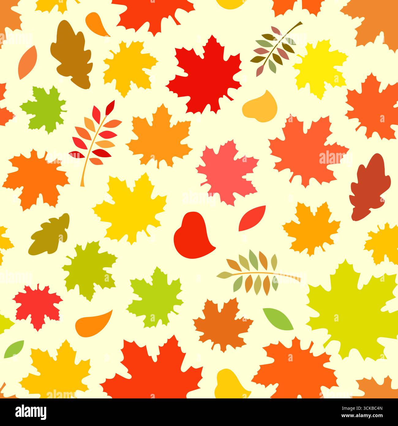 Colorful fall foliage on Stock Vector Images - Alamy