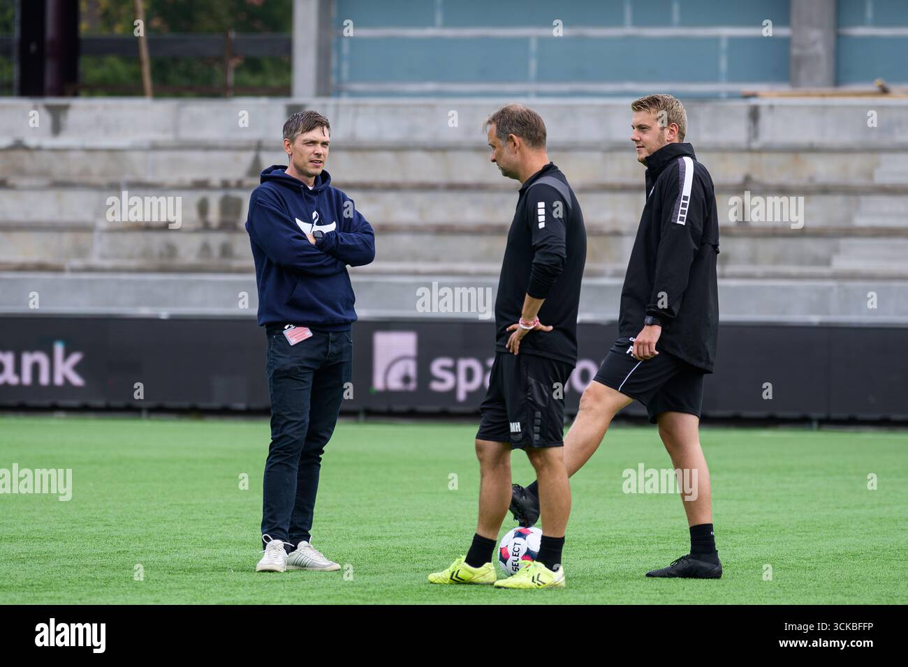 Koge, Denmark. 10th, September 2025. Head coach Kristian Morch of HB ...