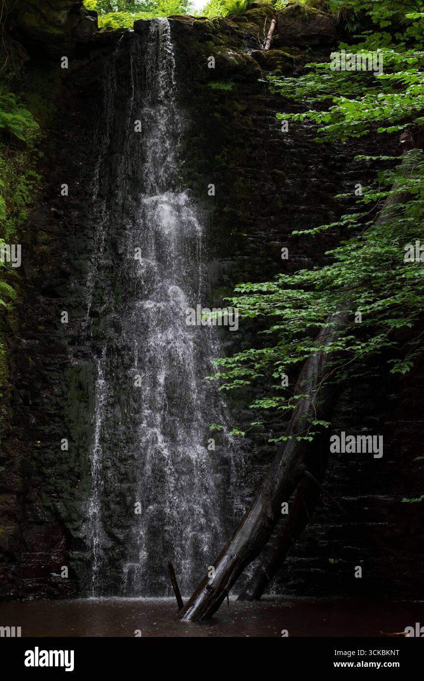Close up fresh waterfall cascading hi-res stock photography and images ...