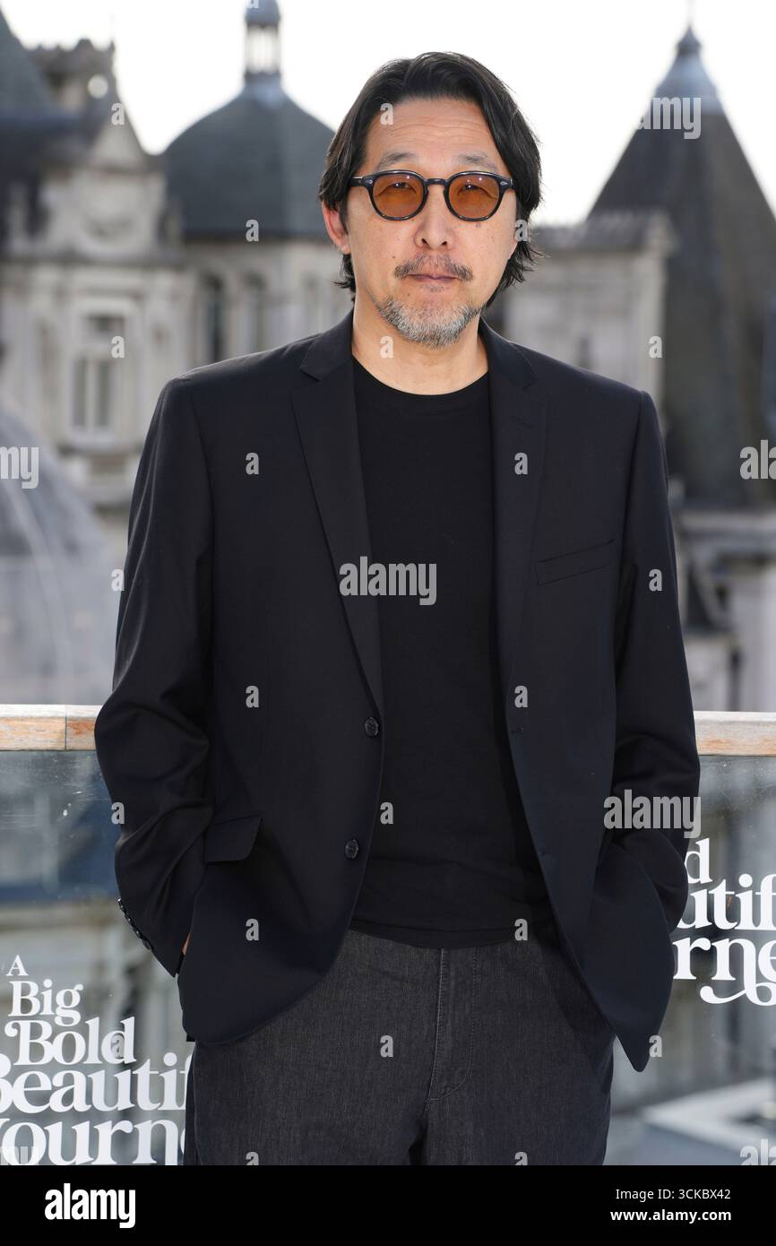 Director Kogonada poses for photographers at the photo call for the ...