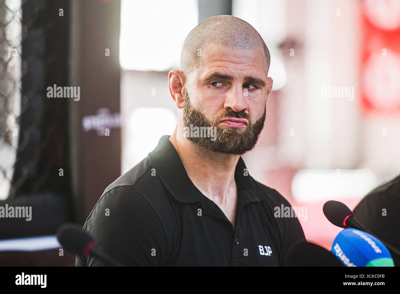 A news conference of Czech MMA fighter Jiri Prochazka, who will present ...