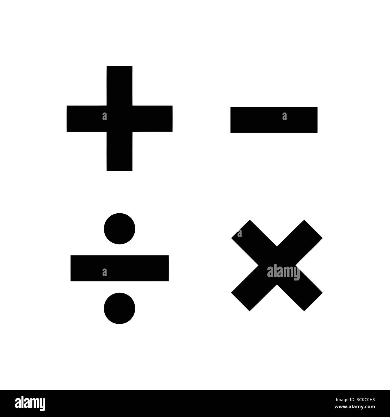 Symbol of division hi-res stock photography and images - Alamy