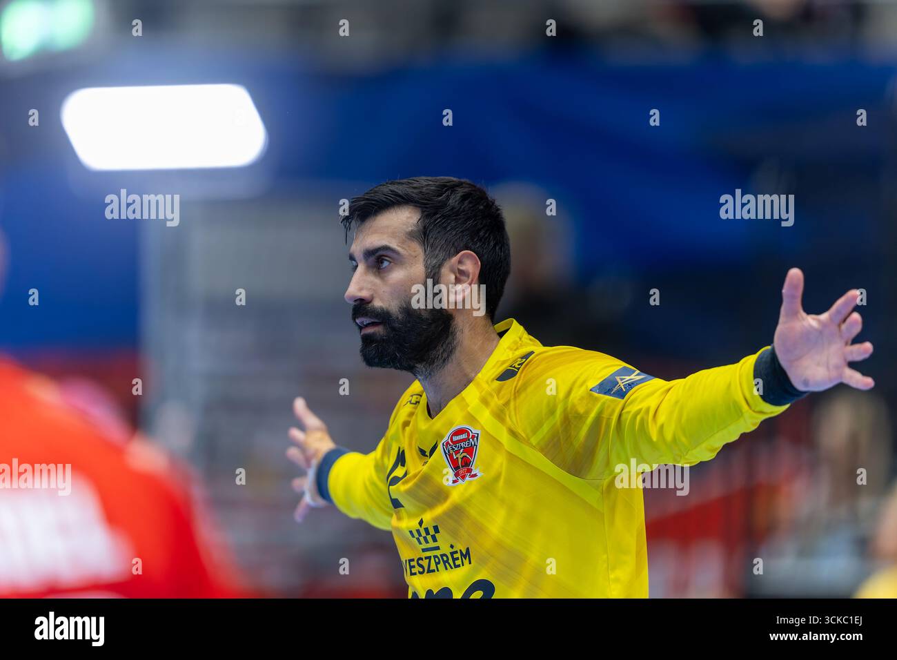 Aalborg, Denmark. 10th, September 2025. Rodrigo Corrales (12) of One ...
