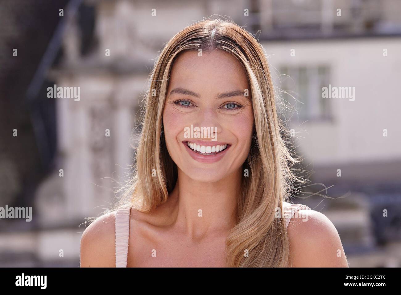 Margot Robbie during a photocall for A Big Bold Beautiful Journey, at ...