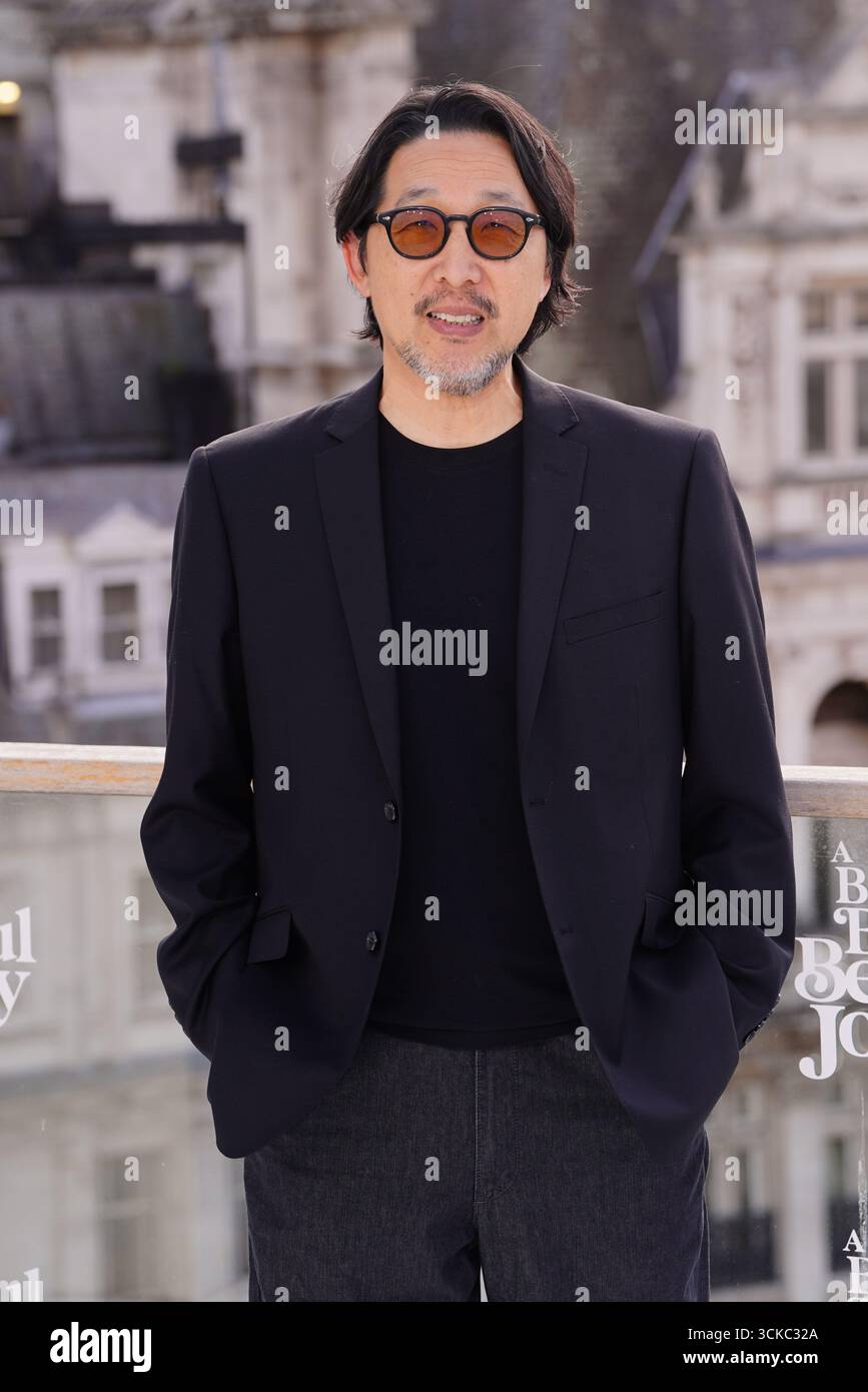 Kogonada during a photocall for A Big Bold Beautiful Journey, at the ...