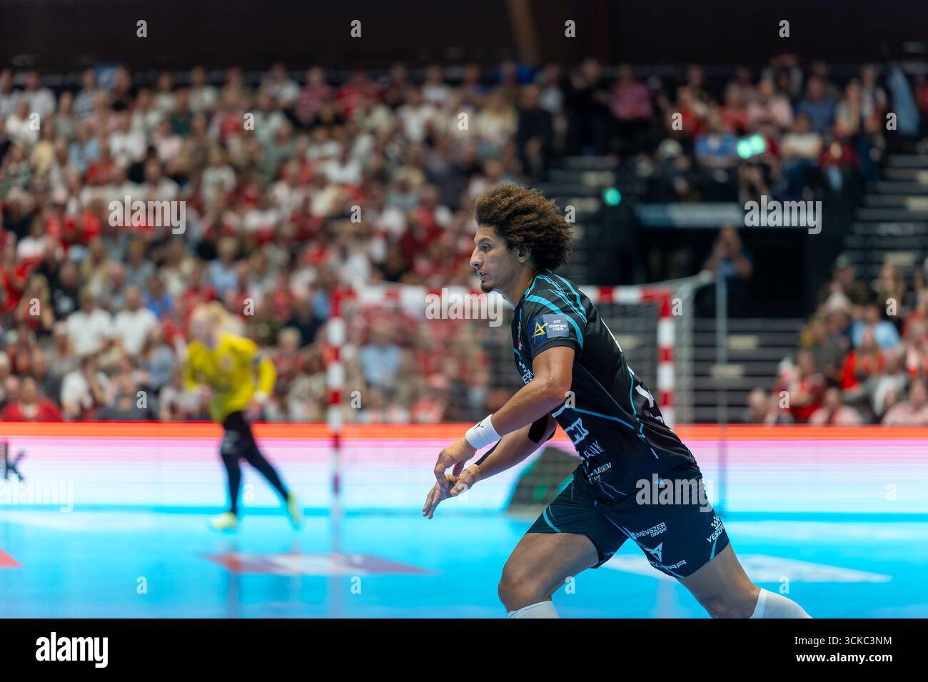 Aalborg, Denmark. 10th, September 2025. Ali Zein (90) of One Veszprem ...
