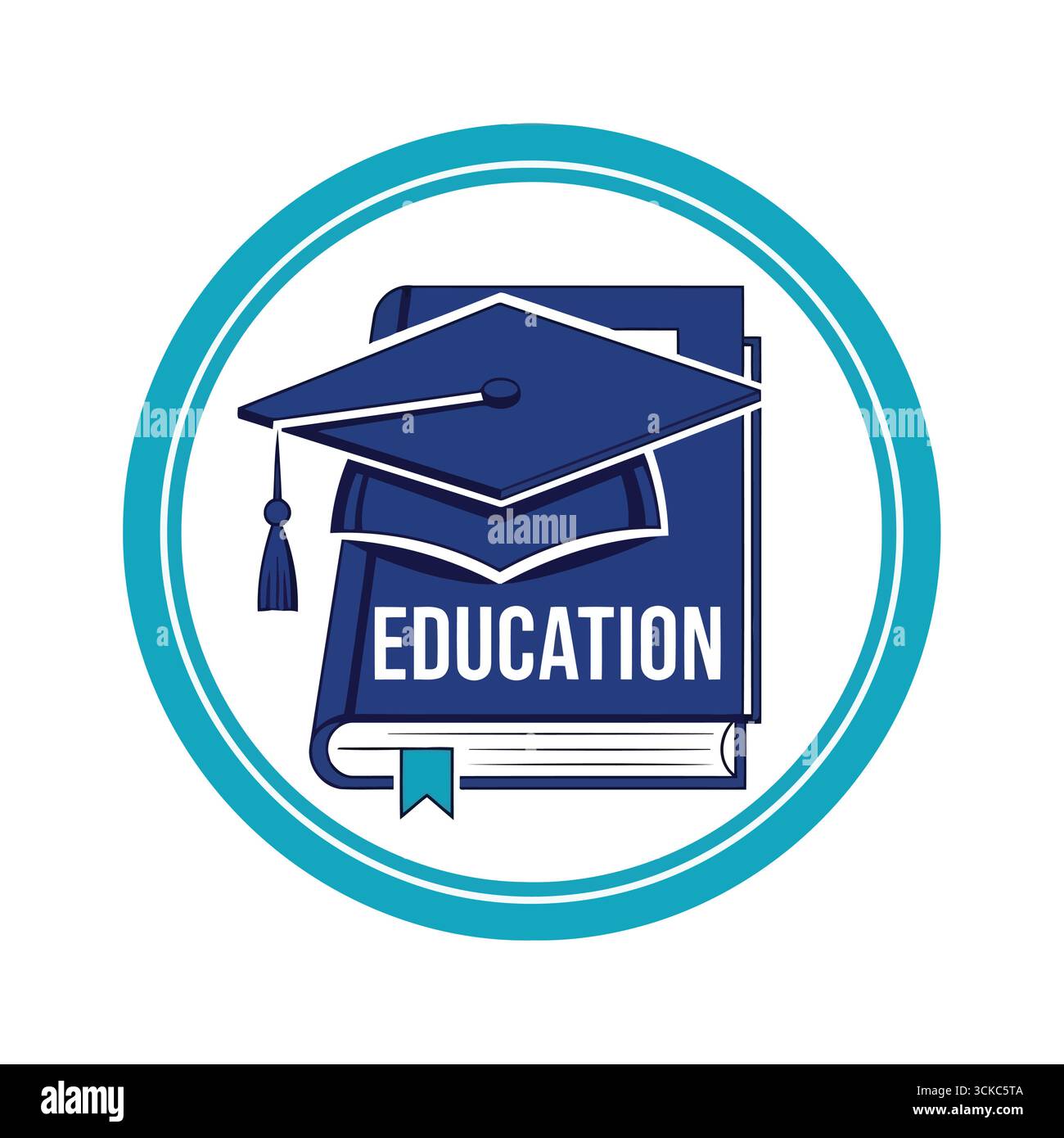 Blue diploma graduation cover degree Stock Vector Images - Alamy