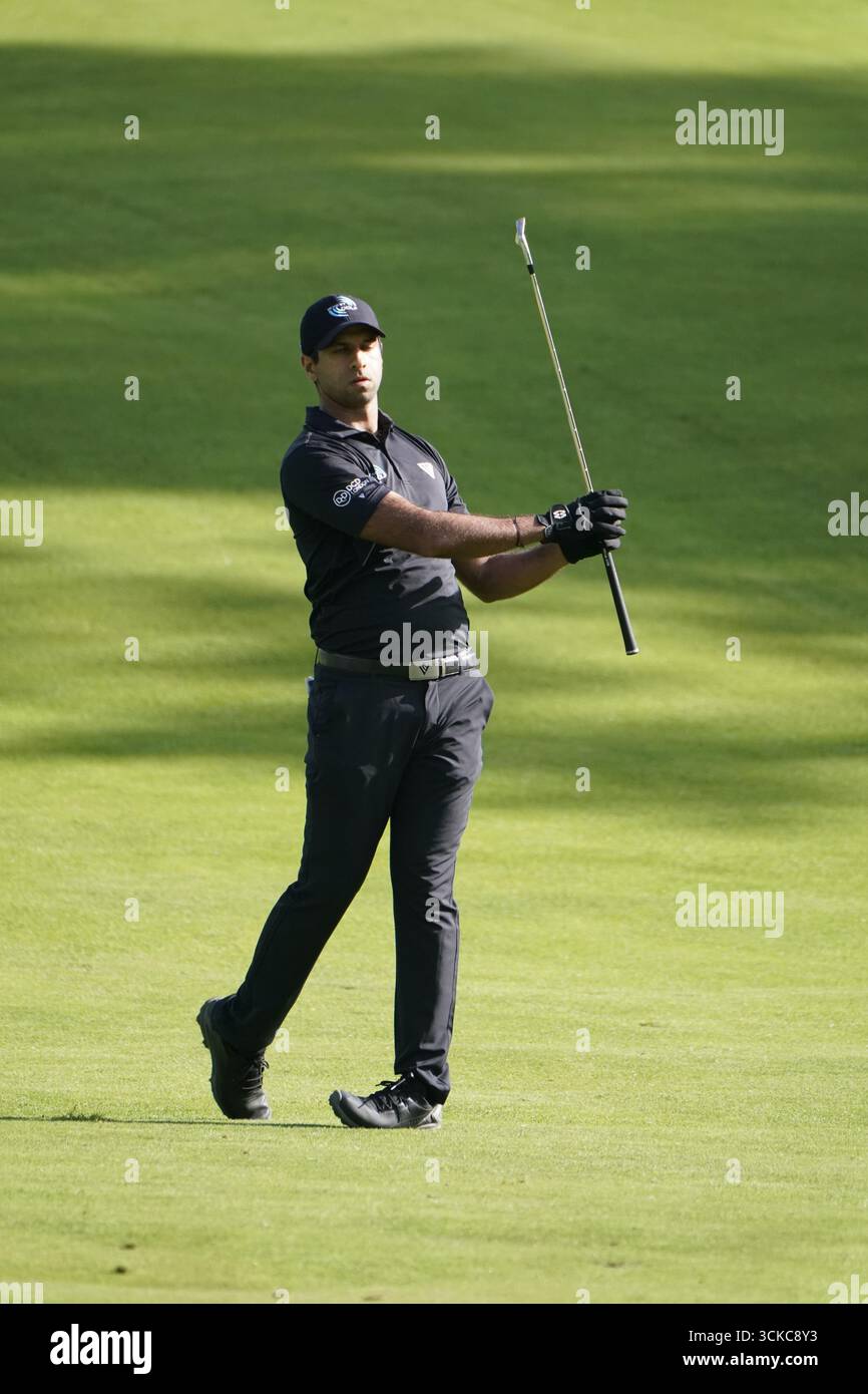 Aaron RAI In action on the 1st day at The BMW PGA, Wentworth (West) GC ...