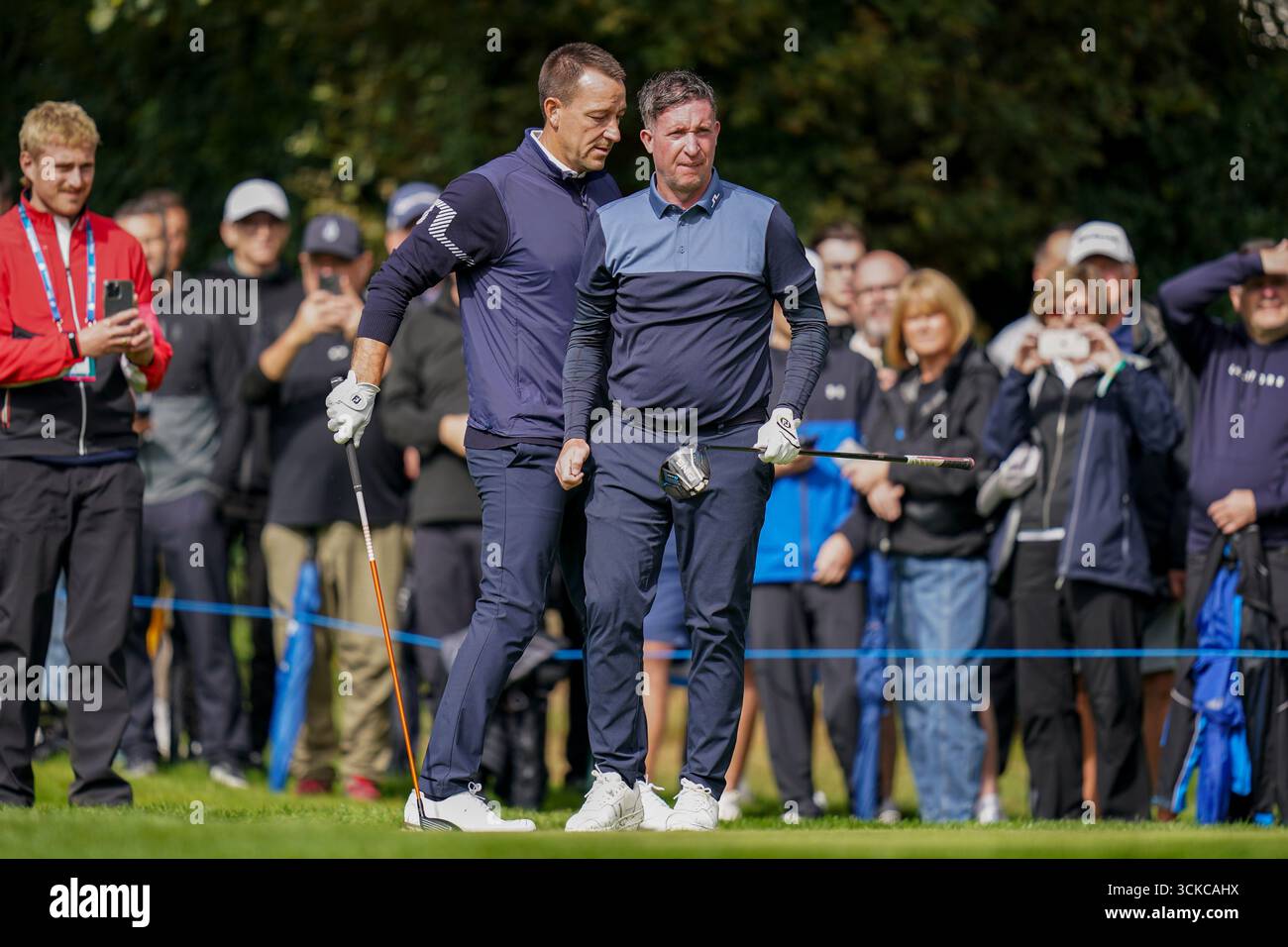 John Terry and Robbie Fowler during the BMW PGA Championship Pro-Am day ...