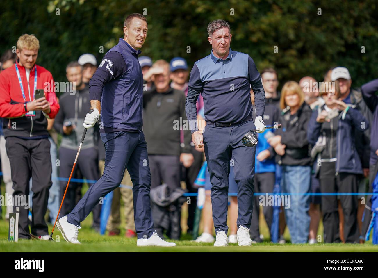 John Terry and Robbie Fowler during the BMW PGA Championship Pro-Am day ...