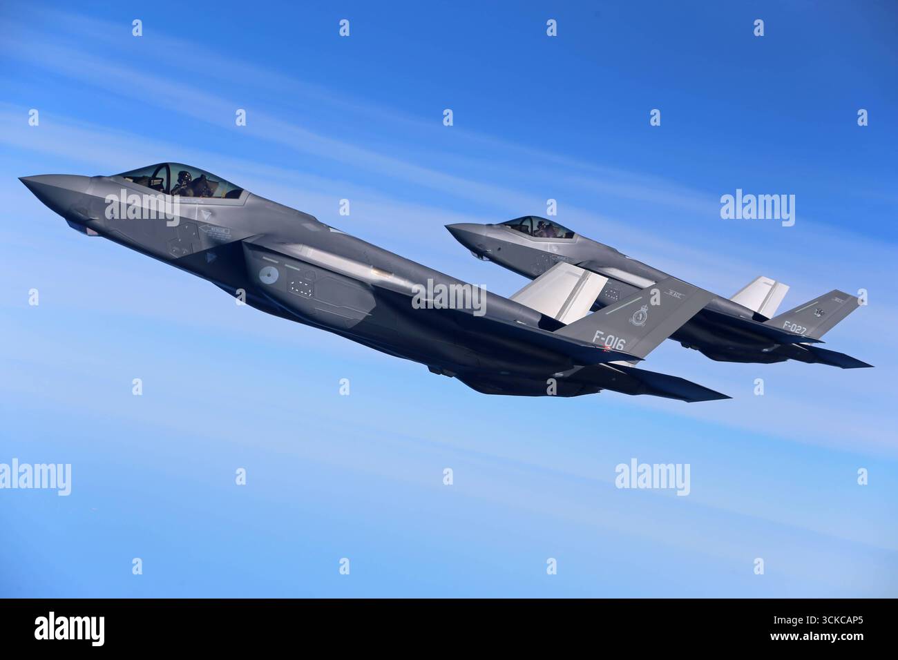 Kampfflugzeuge der Royal Netherlands Air Force RNLAF vom Typ Lockheed ...