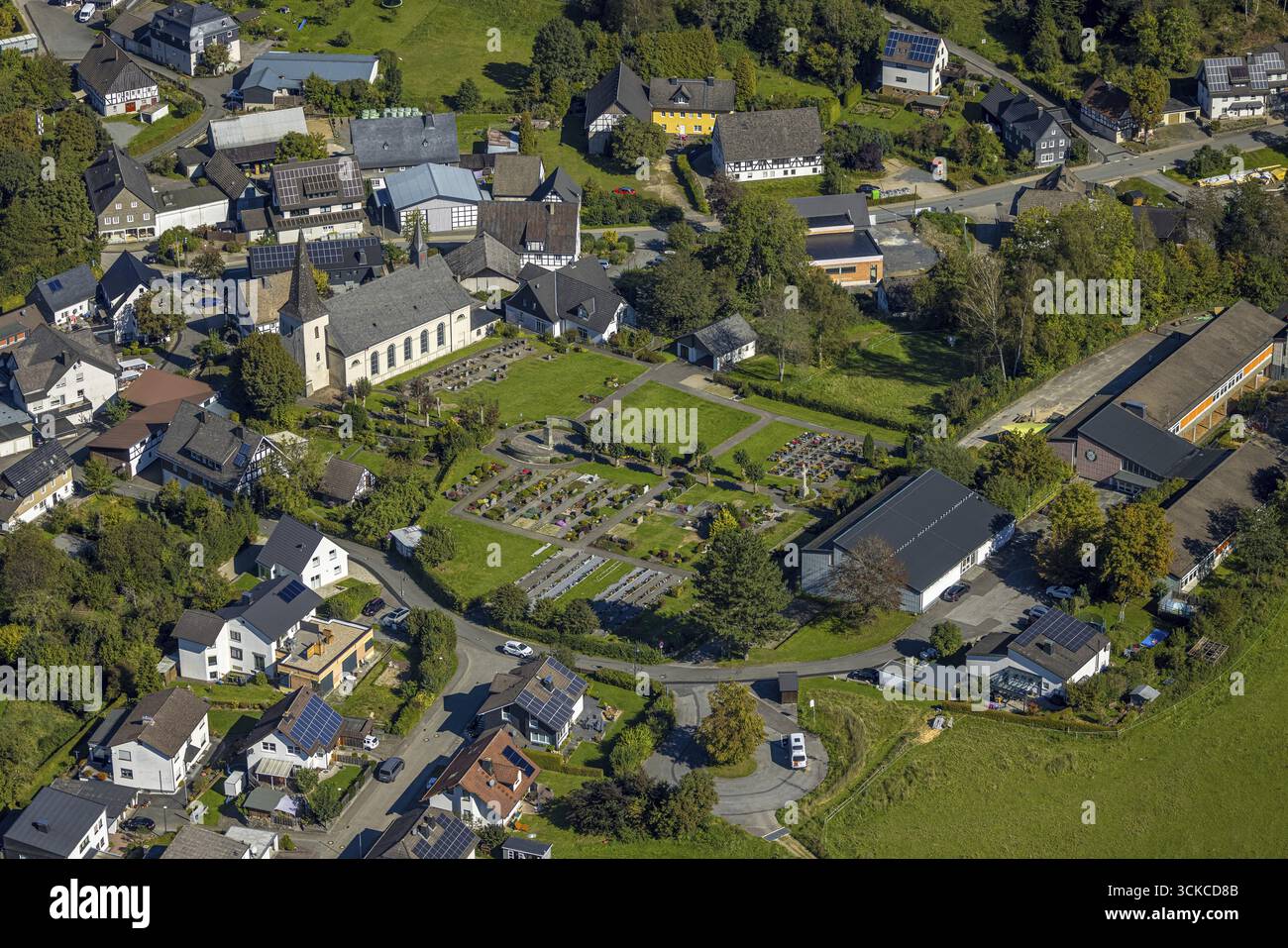 St burchard church and cemetery hi-res stock photography and images - Alamy
