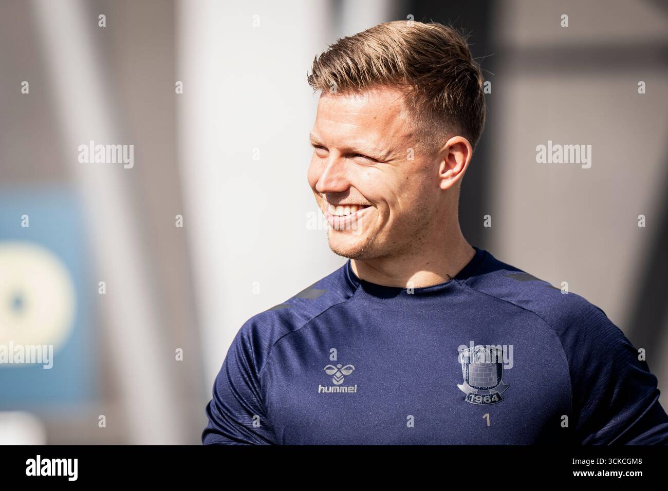 Patrick Pentz from Superliga club Broendby IF trains with new coaches ...