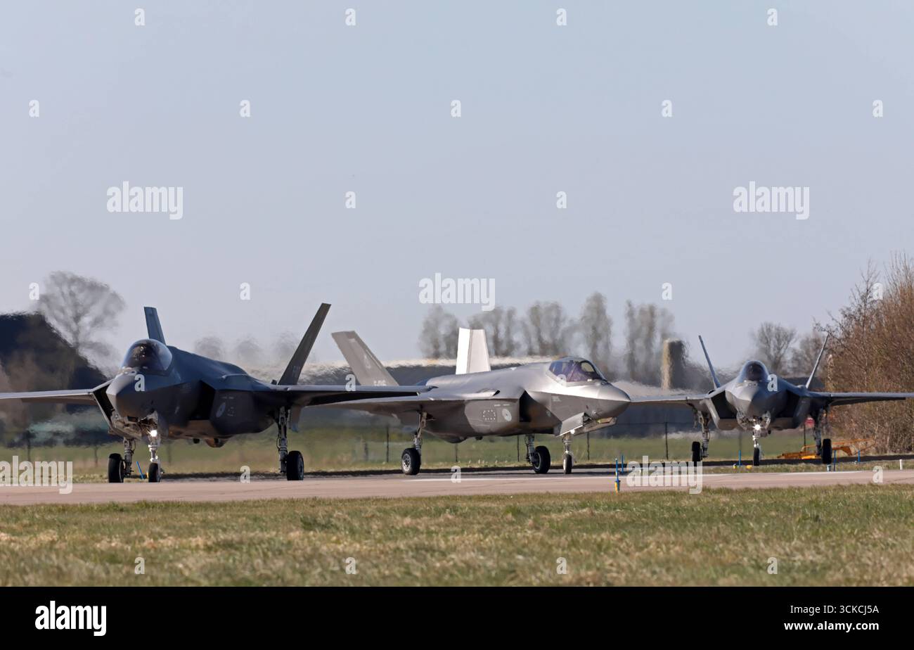 Kampfflugzeuge der Royal Netherlands Air Force RNLAF vom Typ Lockheed ...