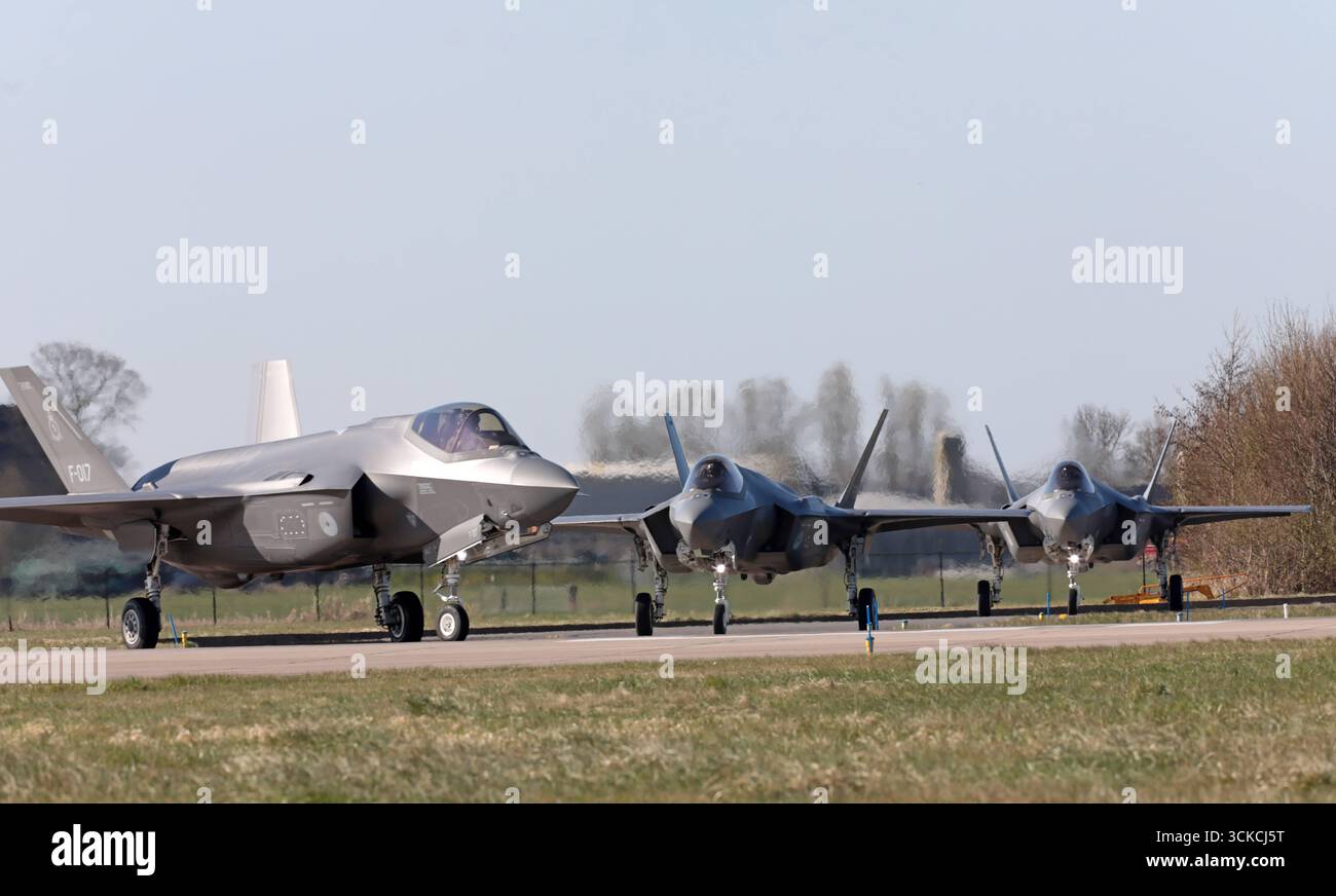 Kampfflugzeuge der Royal Netherlands Air Force RNLAF vom Typ Lockheed ...