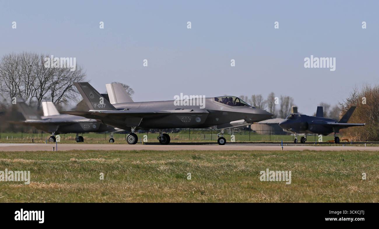 Kampfflugzeuge der Royal Netherlands Air Force RNLAF vom Typ Lockheed ...
