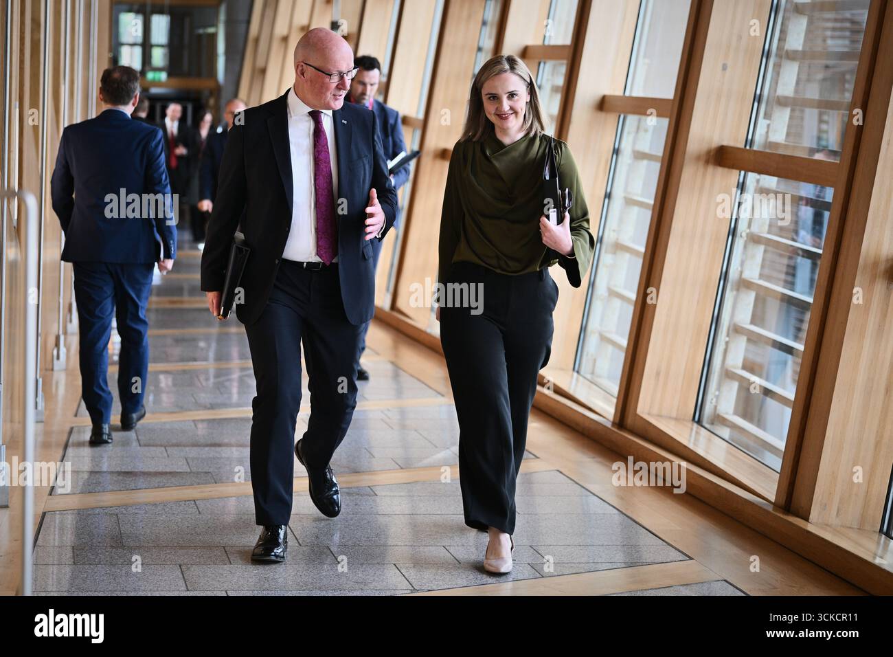 Edinburgh Scotland, UK 11 September 2025. First Minister John Swinney ...