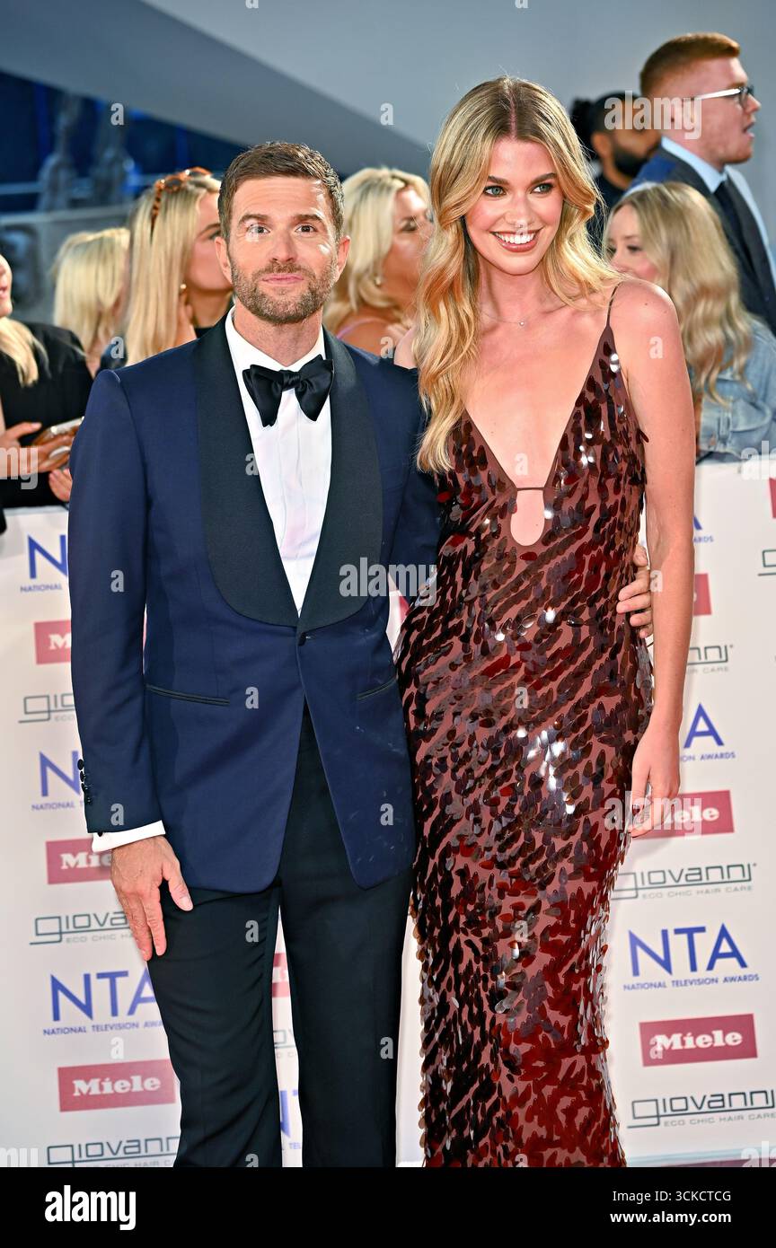 London, UK. 10th Sep, 2025. Joel Dommett and Hannah Cooper-Dommet at ...