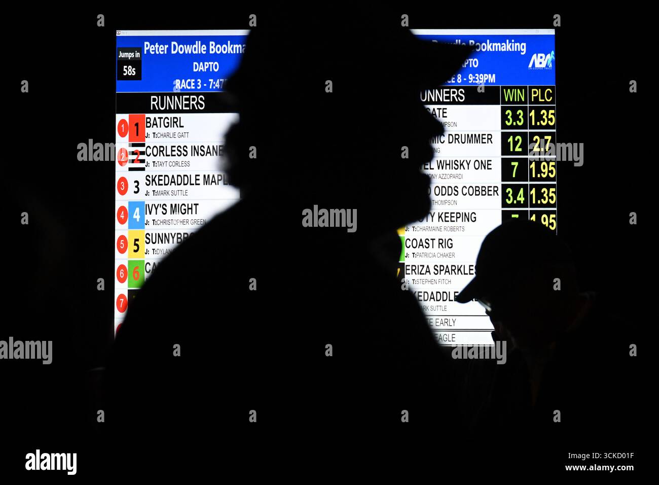 Huge crowds attend the iconic Dapto Greyhound Races also known as the ...