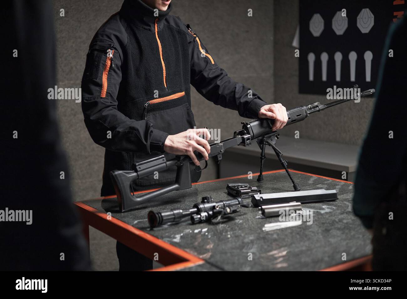Professional shooting range two military hi-res stock photography and ...