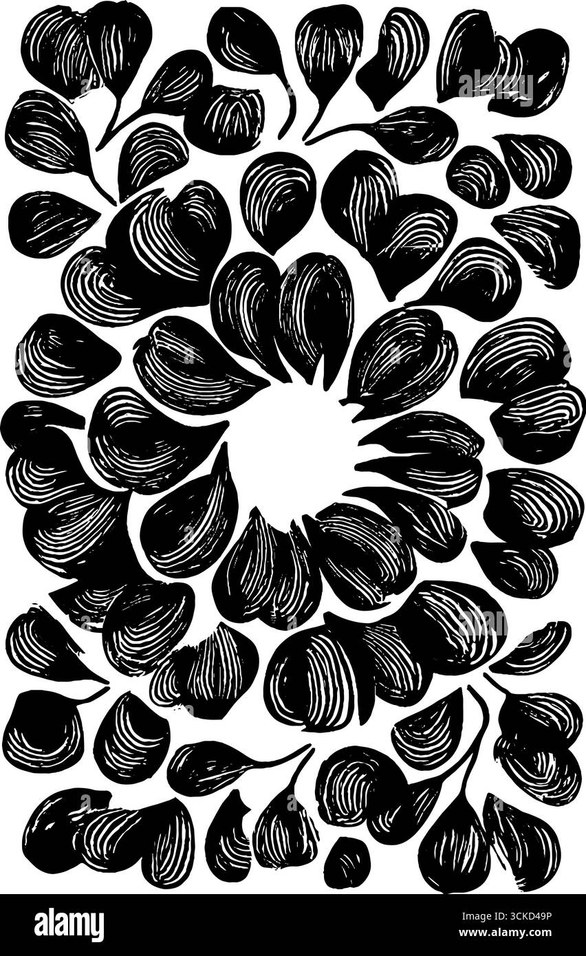 Botanical overlay Cut Out Stock Images & Pictures - Alamy