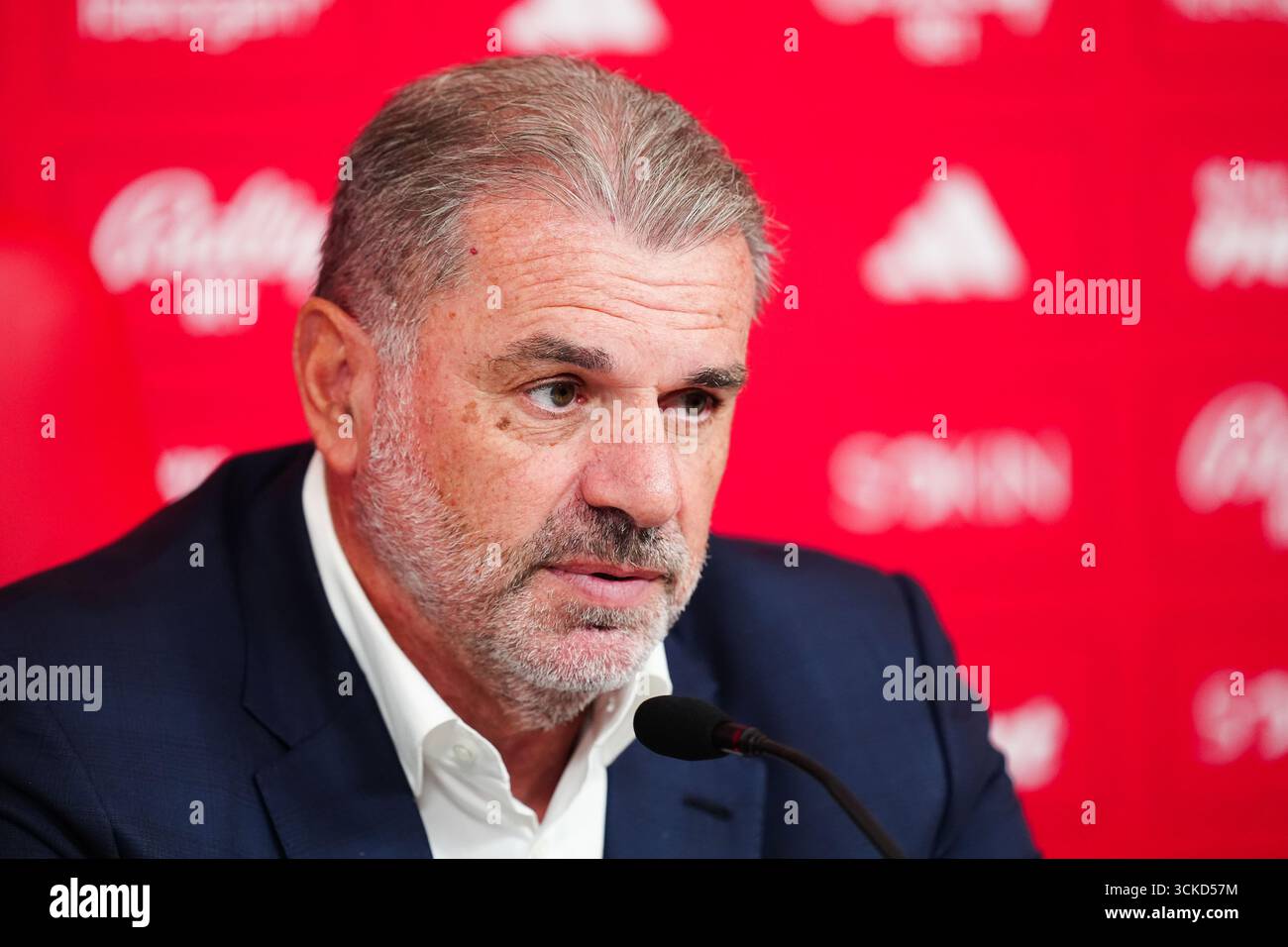 Newly appointed Nottingham Forest Ange Postecoglou during a press ...