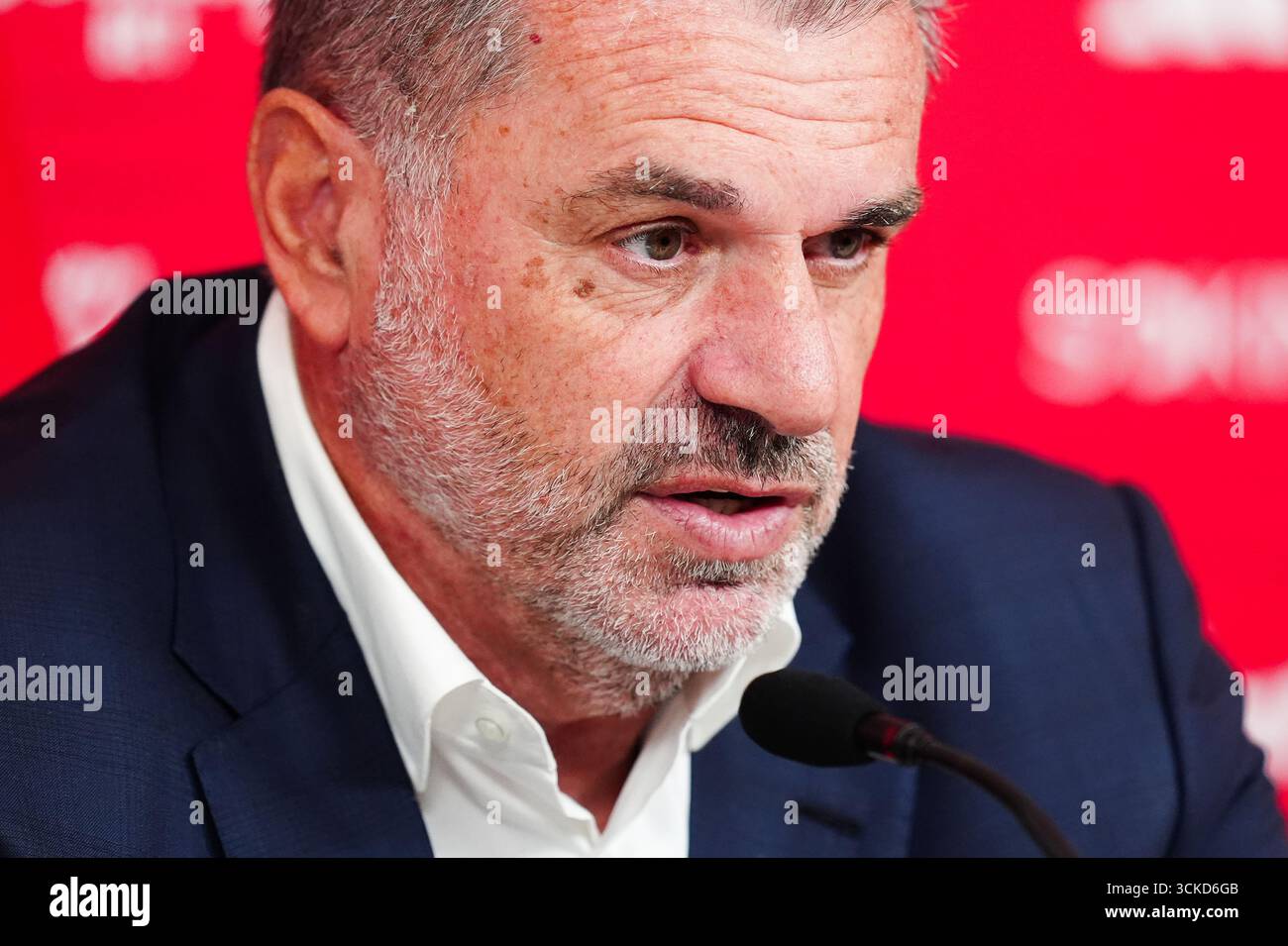 Newly appointed Nottingham Forest Ange Postecoglou during a press ...